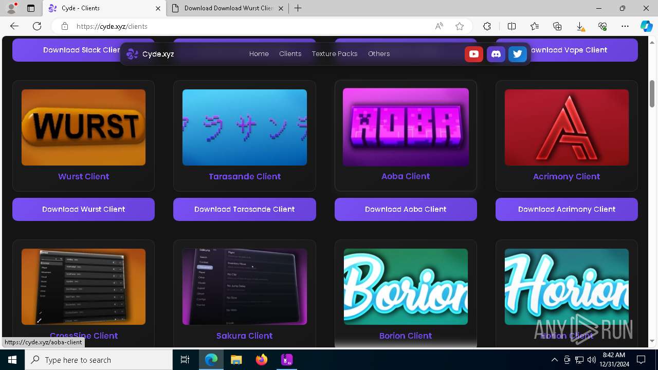 Malware analysis cyde.xyz Malicious activity | ANY.RUN - Malware Sandbox Online