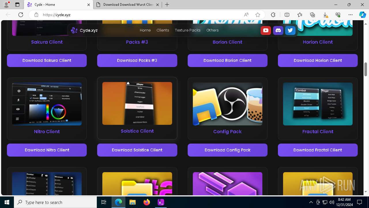 Malware analysis cyde.xyz Malicious activity | ANY.RUN - Malware Sandbox Online