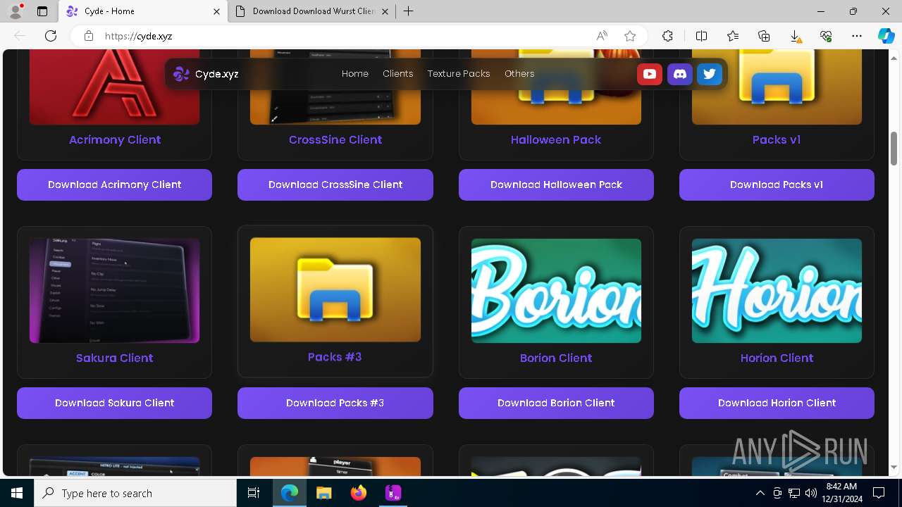 Malware analysis cyde.xyz Malicious activity | ANY.RUN - Malware Sandbox Online