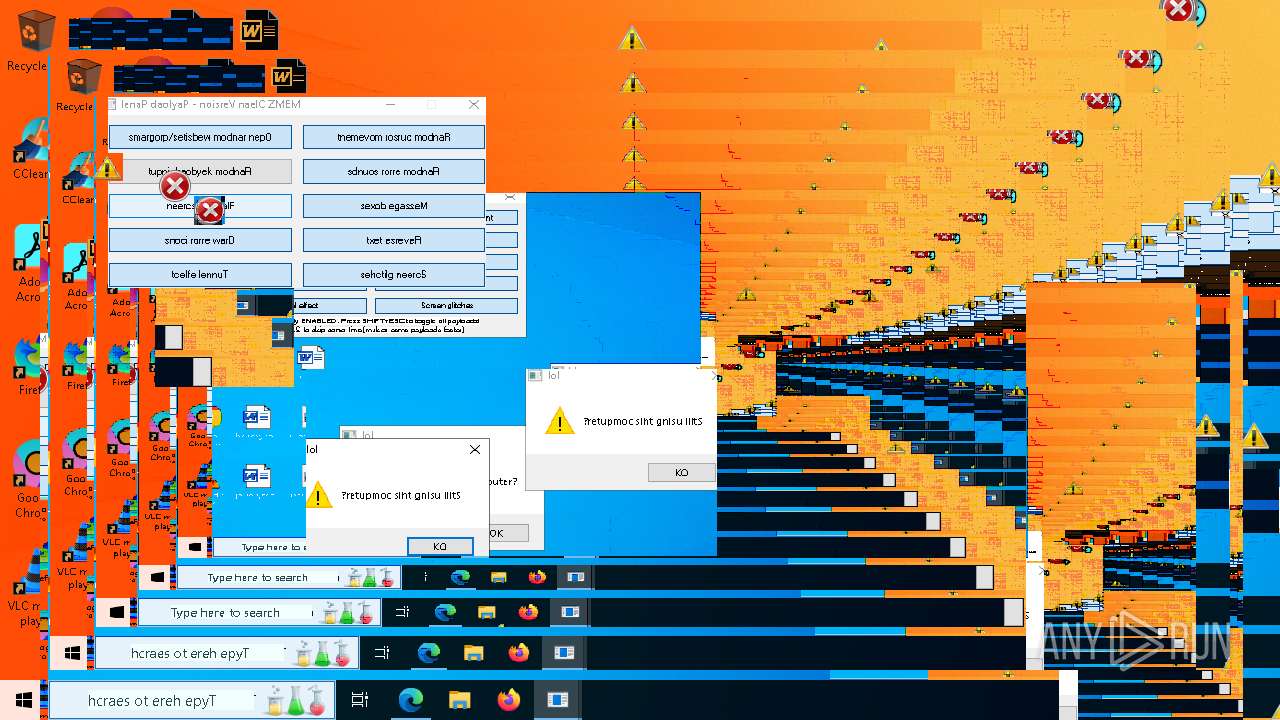 Malware analysis MEMZ-Clean.exe Malicious activity | ANY.RUN - Malware Sandbox Online
