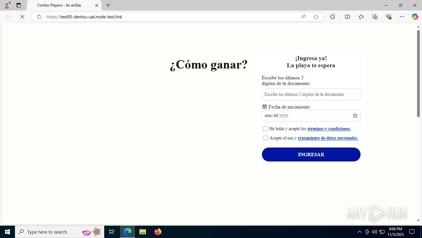 Malware analysis https://test05-dentsu-uat.node-test.link Malicious ...