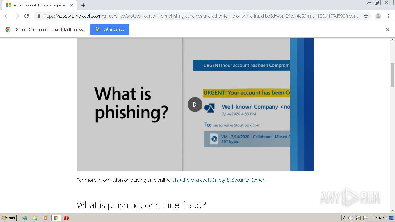 Malware analysis http://aka.ms/LearnAboutSenderIdentification Malicious activity | ANY.RUN ...