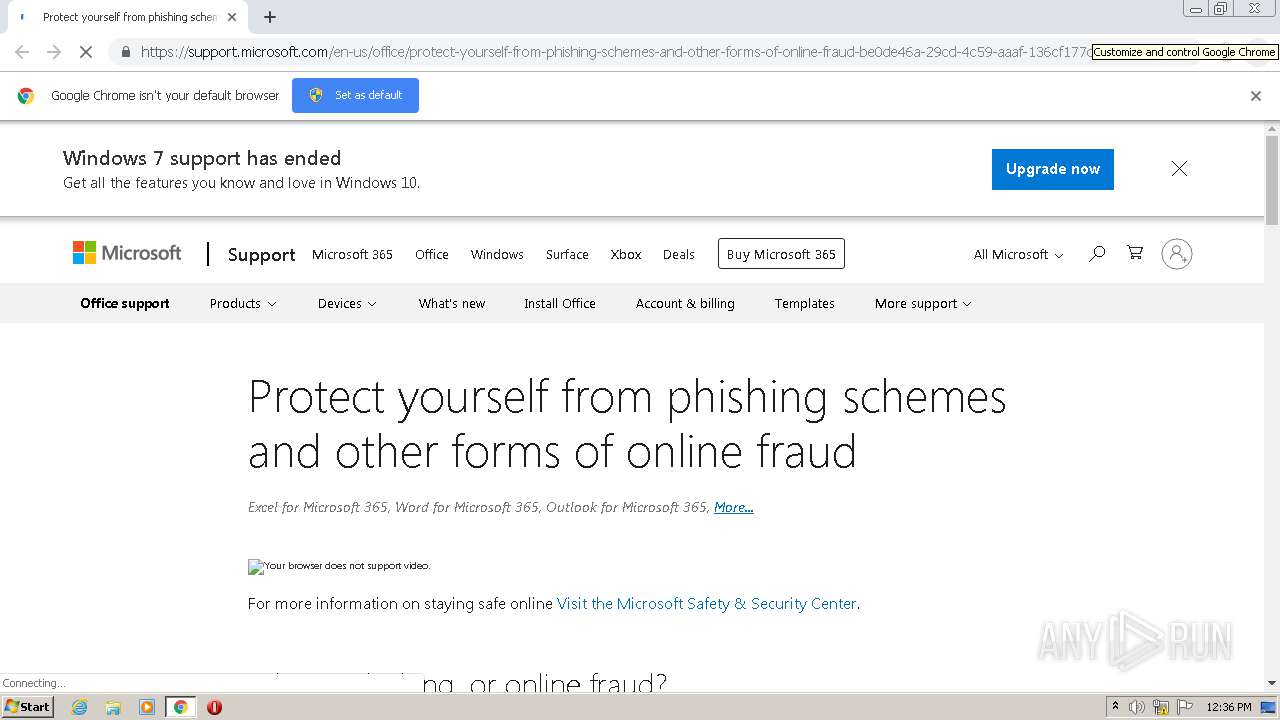 Malware analysis http://aka.ms/LearnAboutSenderIdentification Malicious activity | ANY.RUN ...