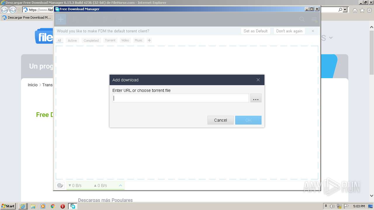 Malware analysis https://www.filehorse.com/es/descargar-free-download ...