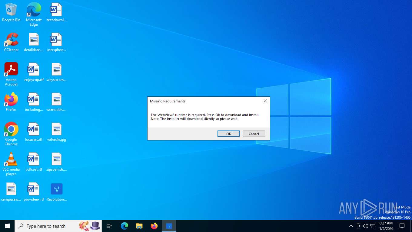Malware analysis RevolutionMacro.exe Malicious activity | ANY.RUN ...