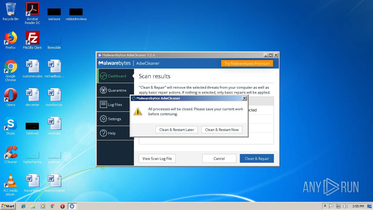 Malware analysis adwcleaner_7.2.4.0.exe No threats detected | ANY.RUN ...