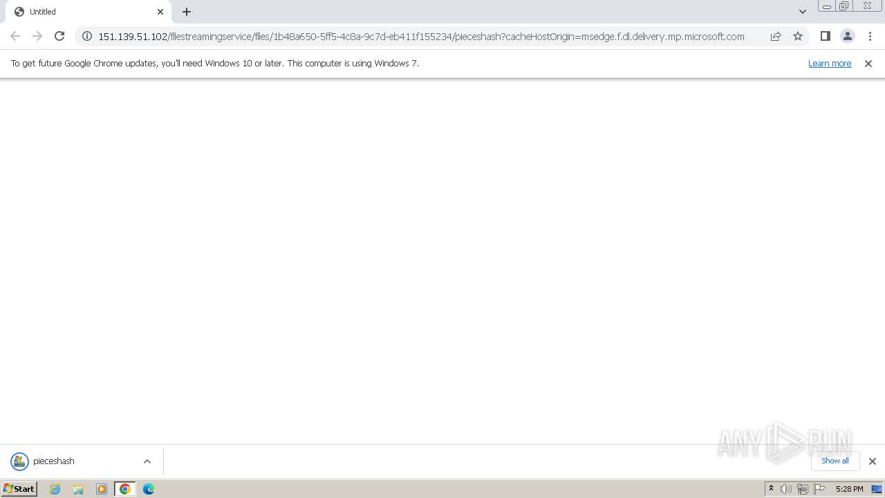 Malware analysis http://151.139.51.102/filestreamingservice/files/1b48a650-5ff5-4c8a-9c7d ...