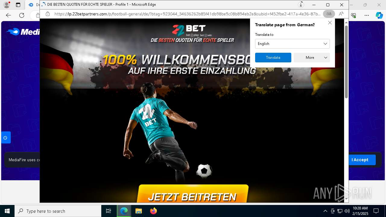 Malware analysis https://deushack.eu/ Malicious activity | ANY.RUN ...