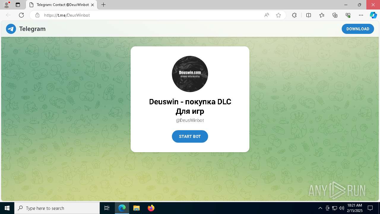 Malware analysis https://deushack.eu/ Malicious activity | ANY.RUN ...