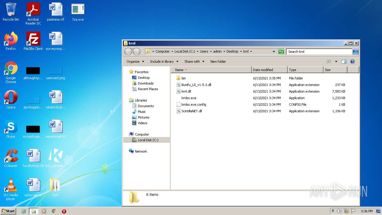 Malware analysis krnl_console_bootstrapper.exe Malicious activity | ANY.RUN - Malware Sandbox Online