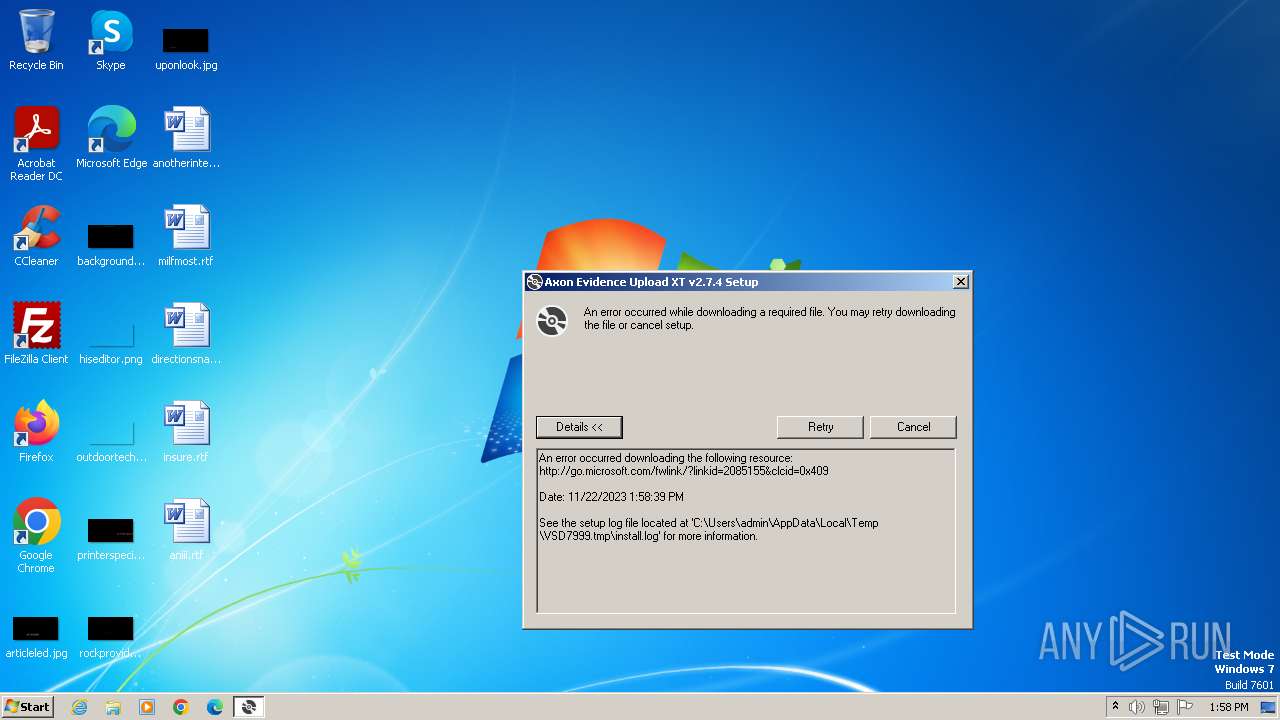 Malware analysis setup.exe Malicious activity | ANY.RUN - Malware Sandbox Online