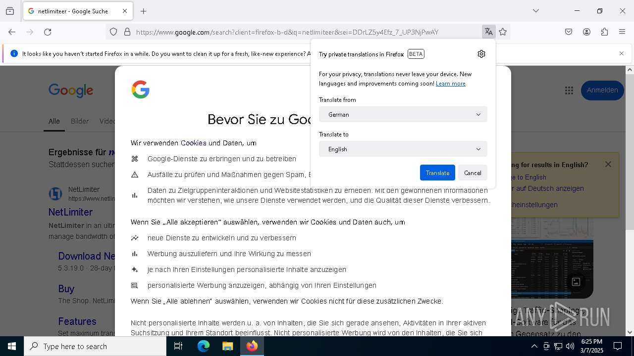 Malware analysis NetLimiter.Crack.exe Malicious activity | ANY.RUN ...