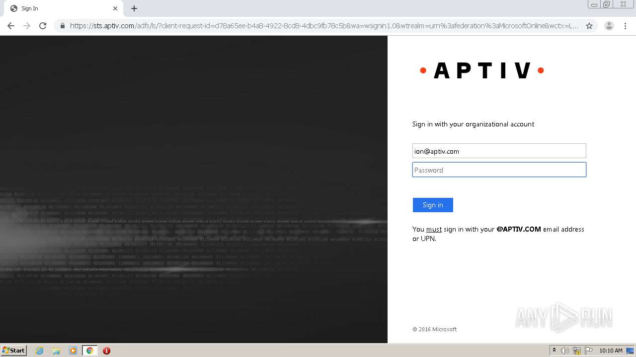 Malware analysis https://sai360-aptiv.csod.com/samldefault.aspx Malicious activity | ANY.RUN ...