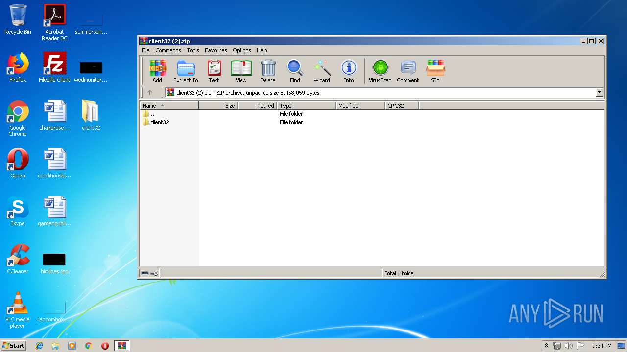 Malware Analysis Client32 (2).zip Malicious Activity