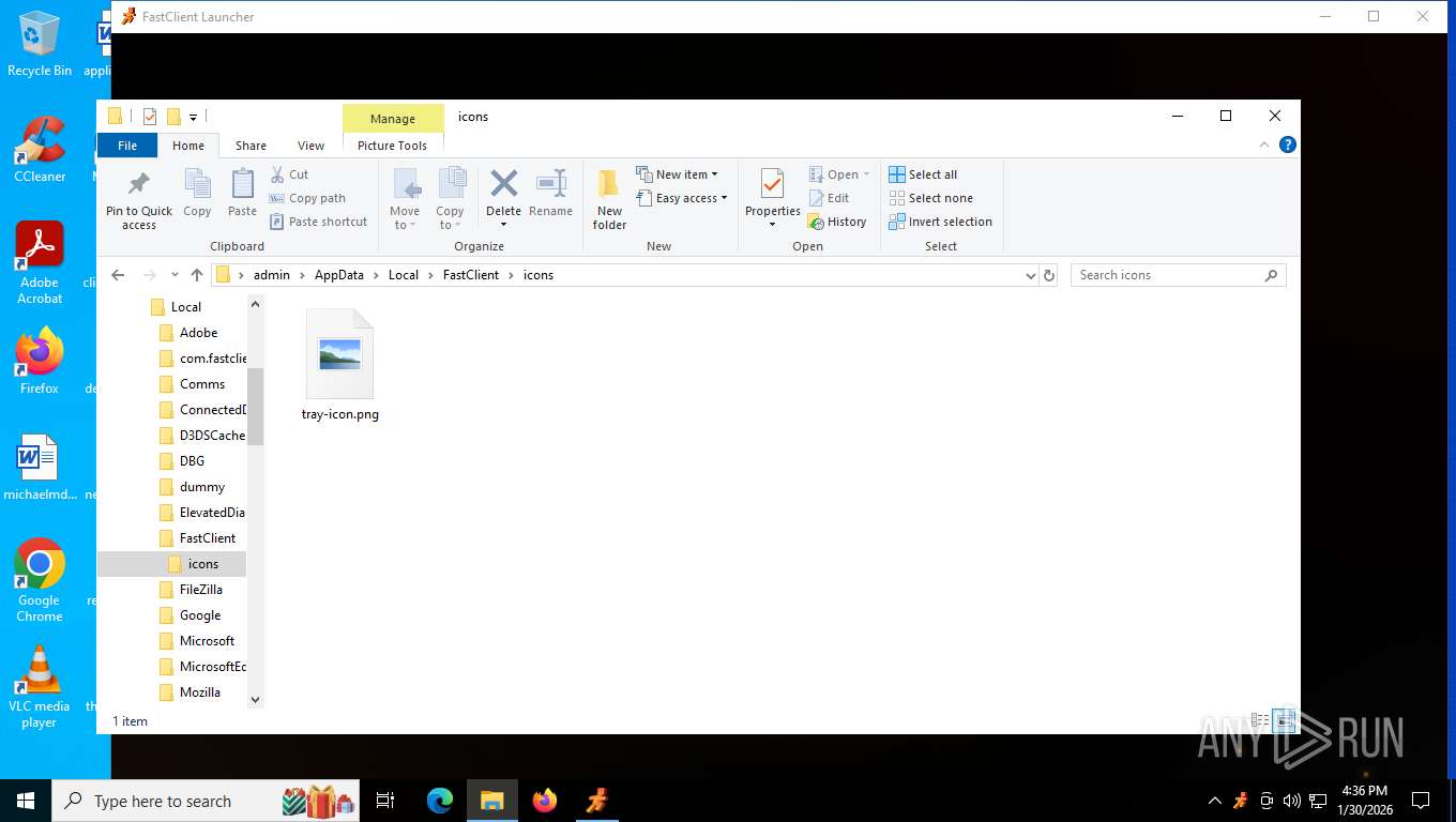 Malware analysis FastClient-Setup.exe Malicious activity | ANY.RUN ...