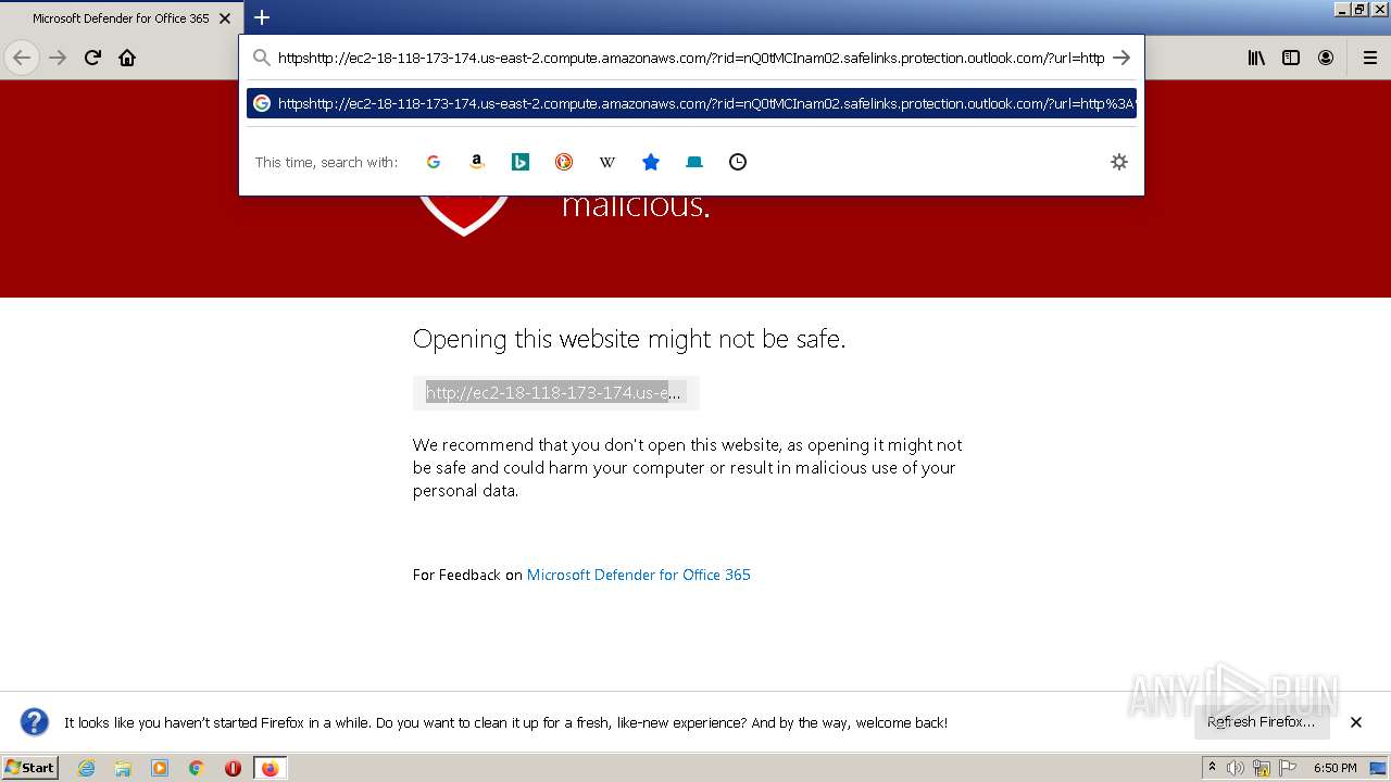 Malware Analysis Https: Nam02.safelinks.protection.outlook.com ?url
