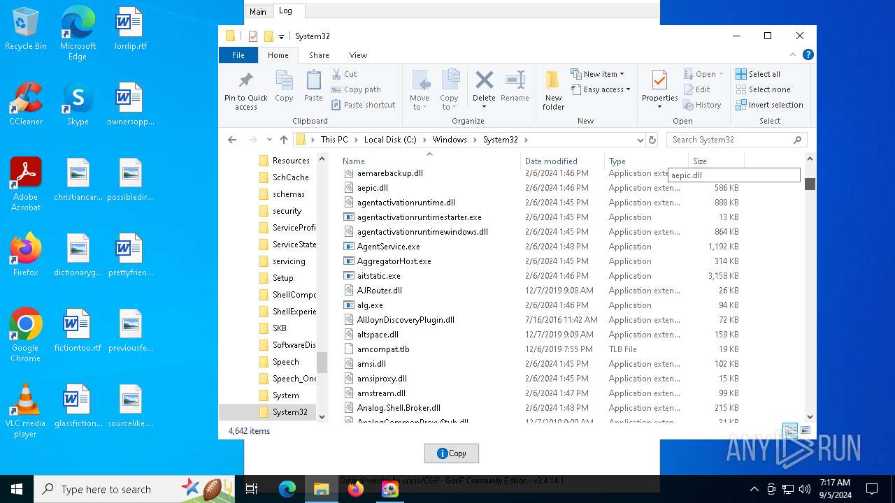 Malware Analysis Genp-3.4.14.1.exe Malicious Activity 