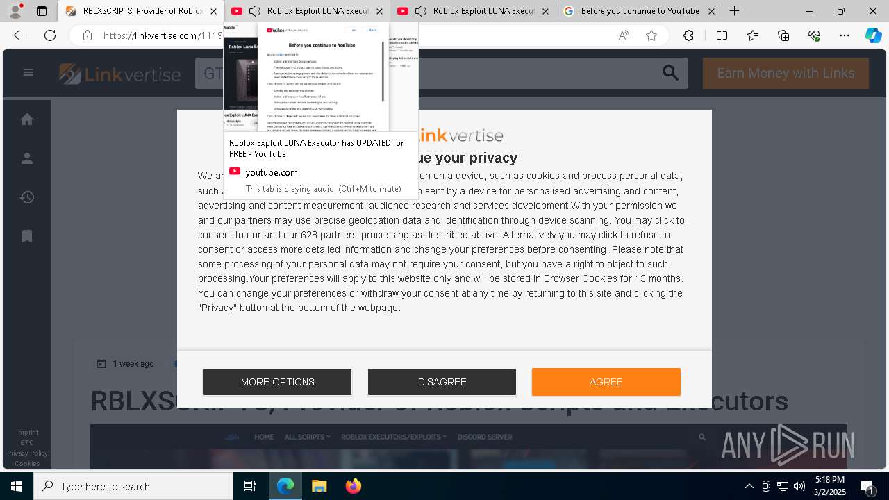 Malware analysis https://rkns.link/h00ua Malicious activity | ANY.RUN - Malware Sandbox Online
