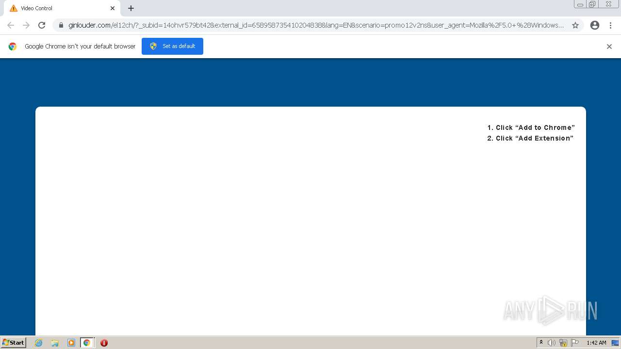 Malware analysis https://ginlouder.com/el12ch/?_subid=14ohvr579bt42 ...