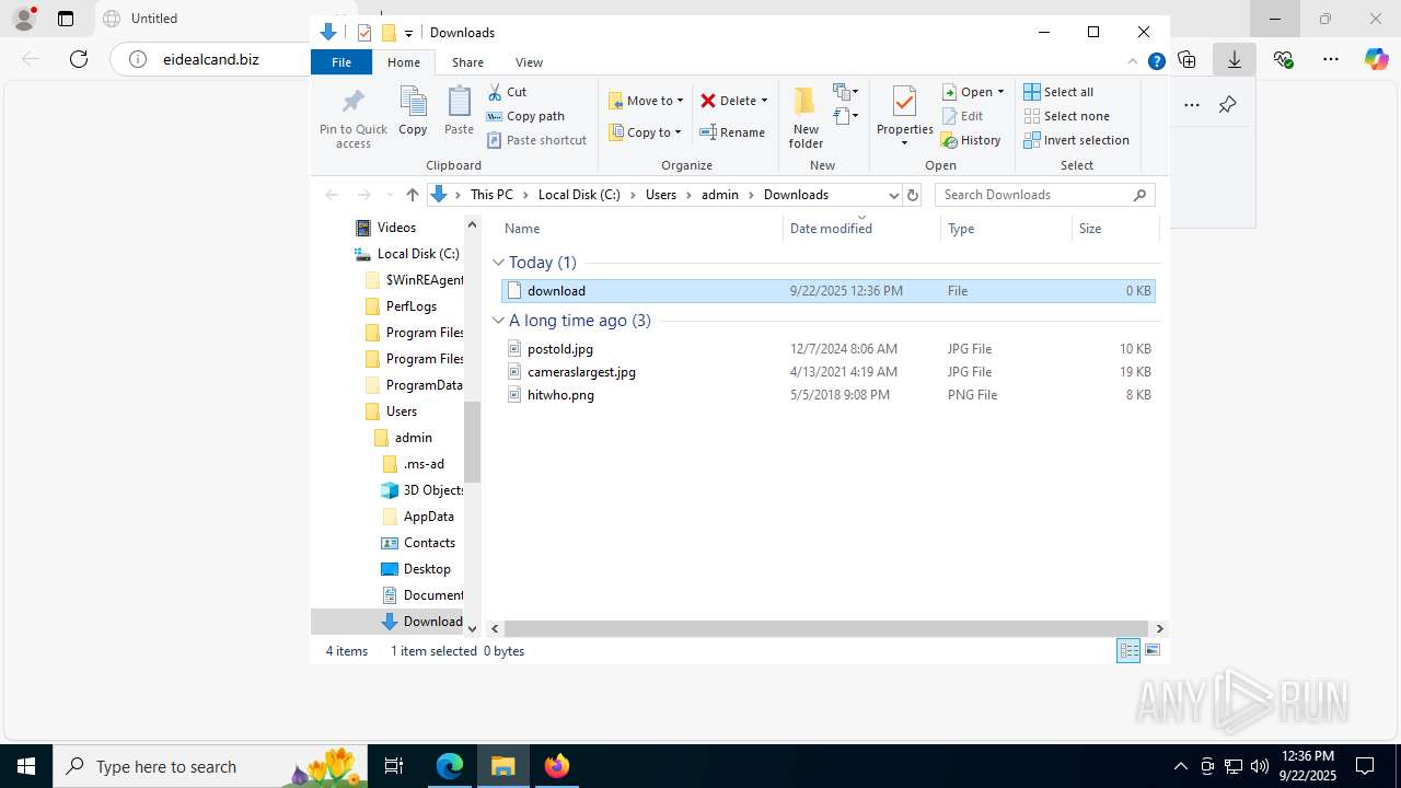 Malware analysis eidealcand.biz Suspicious activity | ANY.RUN - Malware ...