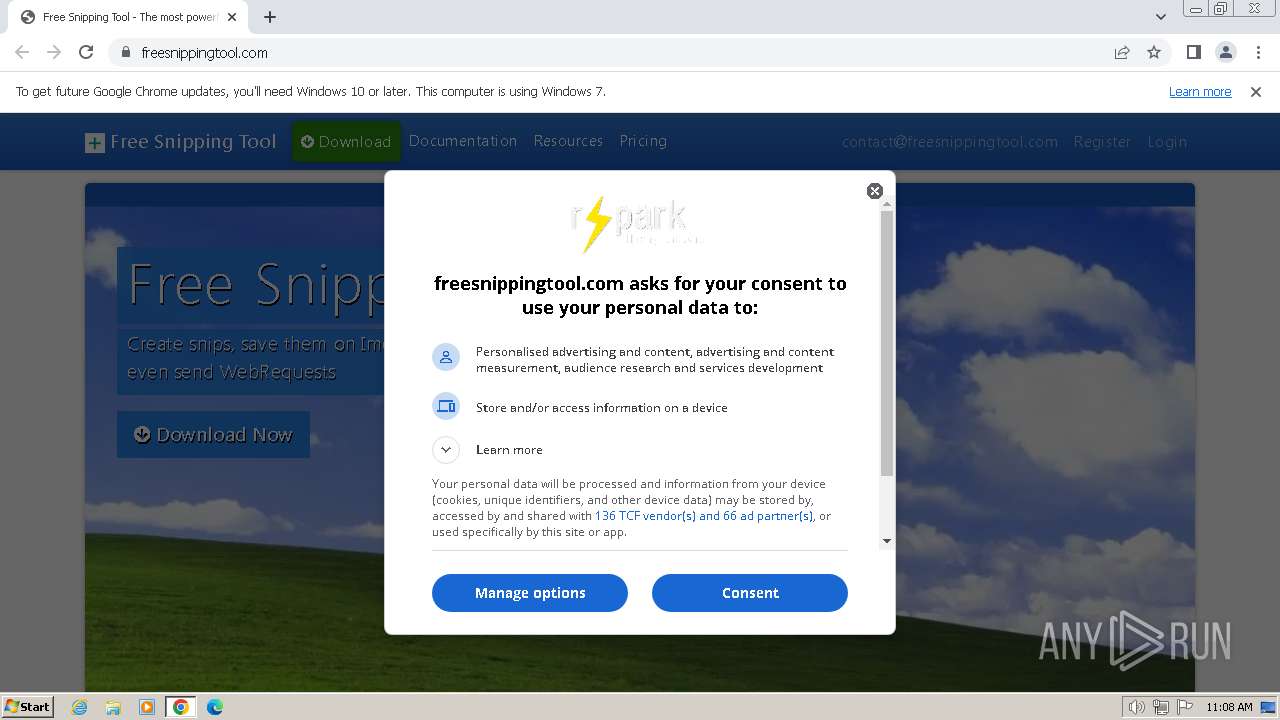 Malware Analysis Freesnippingtool.com Malicious Activity