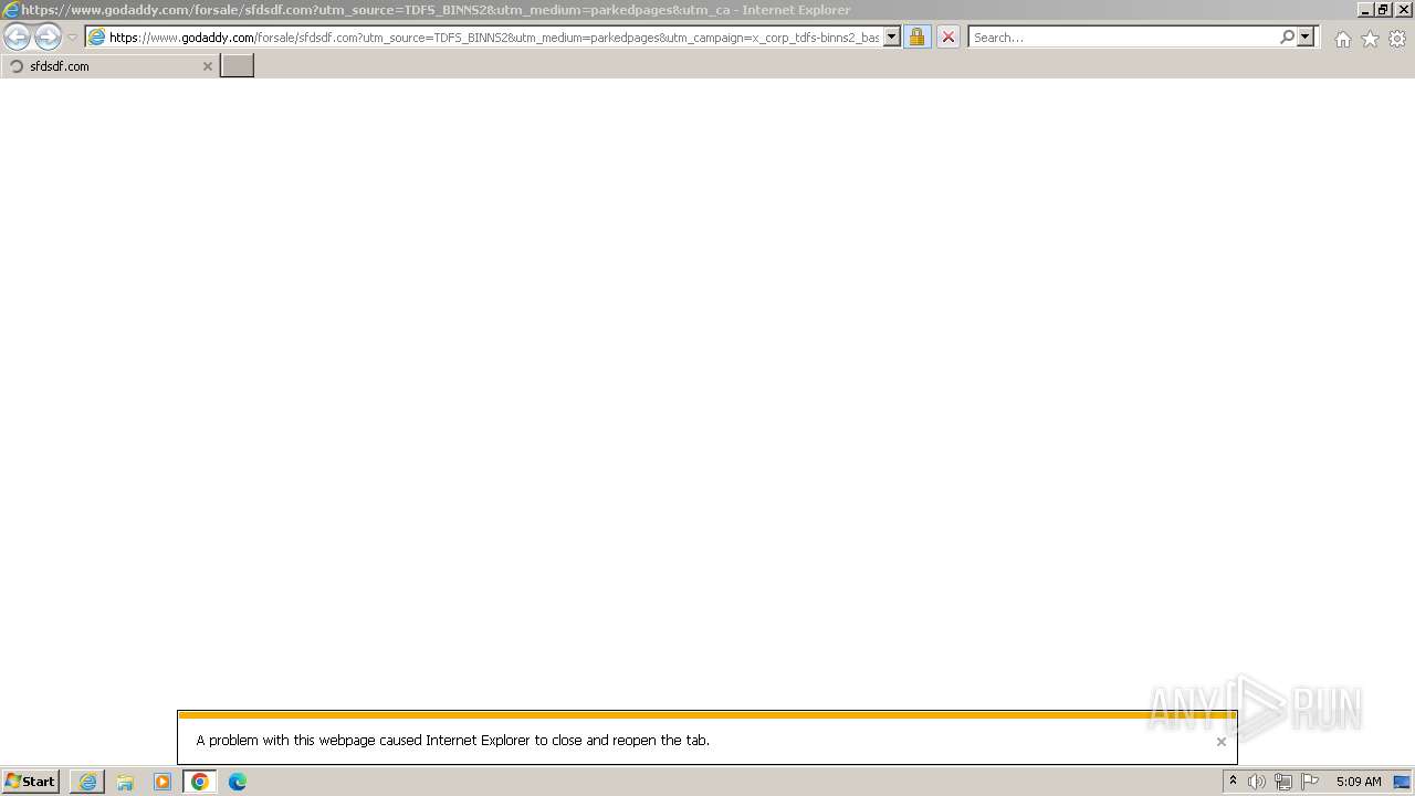 Malware analysis sfdsdf.com Malicious activity | ANY.RUN - Malware ...