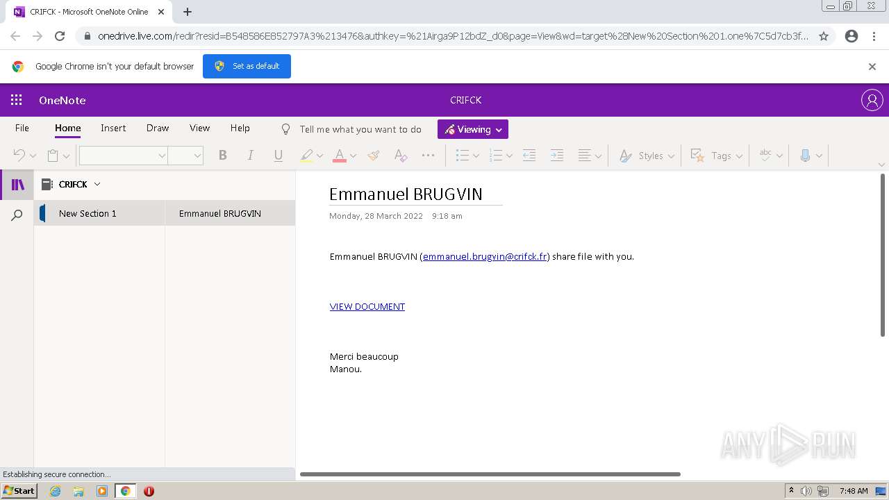 Malware analysis https://eur01.safelinks.protection.outlook.com/?url ...