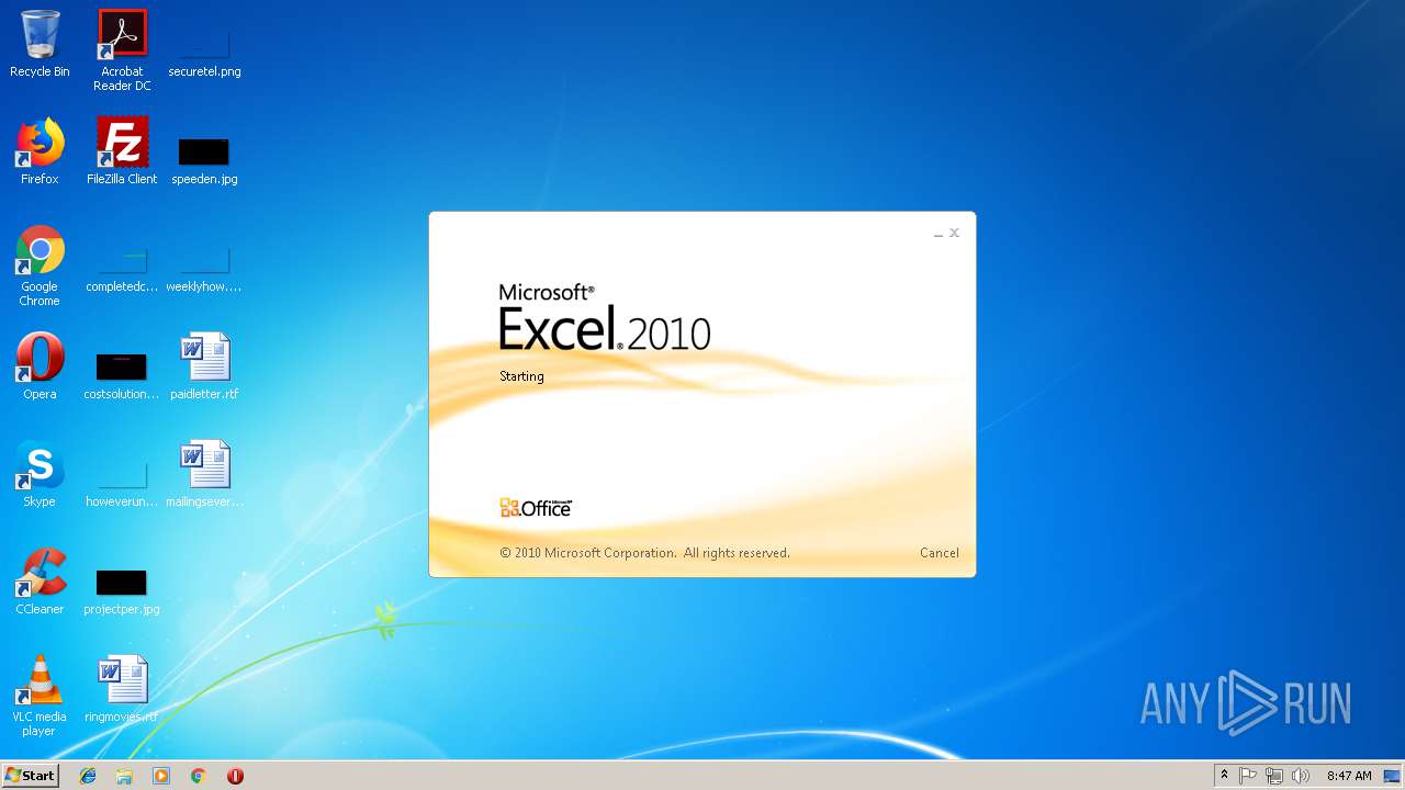 Malware analysis macro.xlsm No threats detected | ANY.RUN - Malware ...