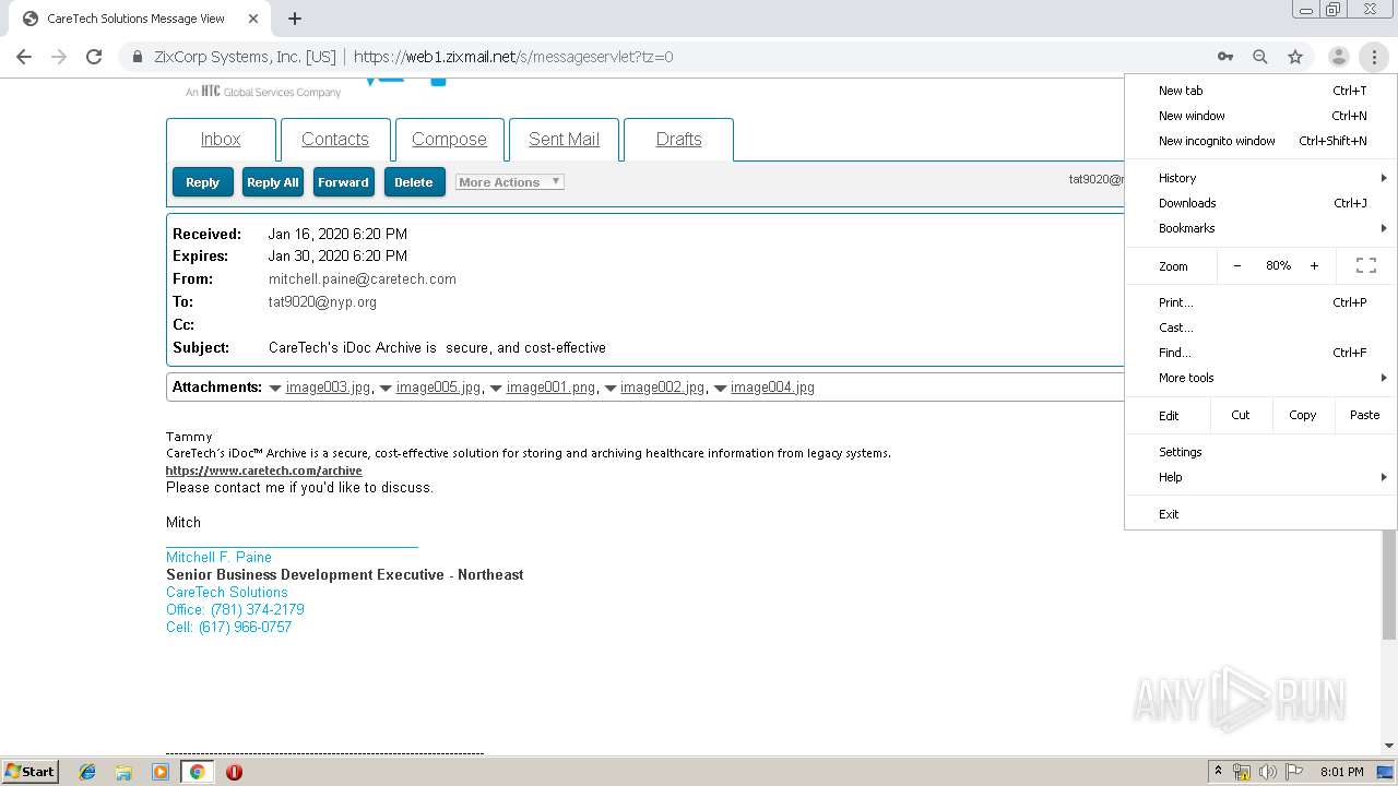 Malware analysis https://web1.zixmail.net/s/e?b=caretech&m ...