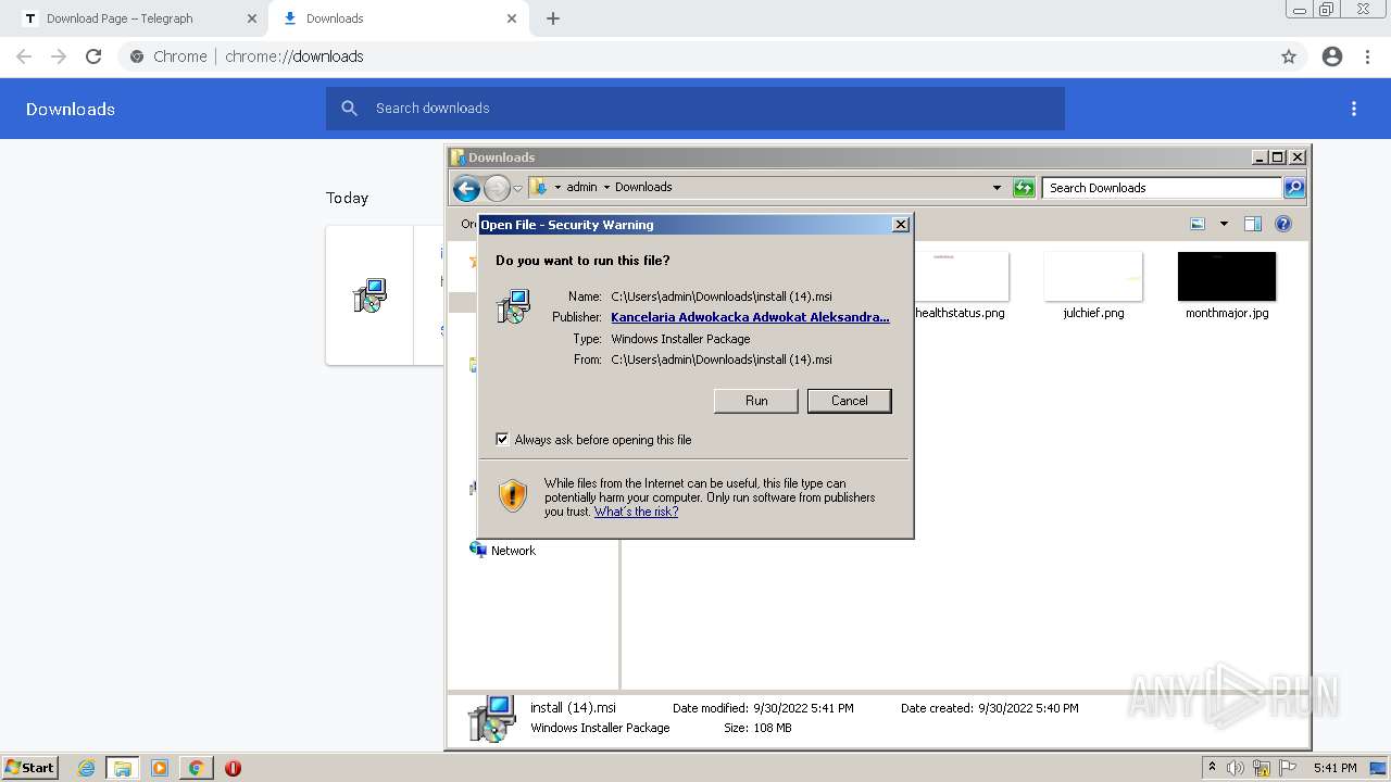 Malware analysis https://telegra.ph/Download-Page-07-30 Malicious activity | ANY.RUN - Malware ...