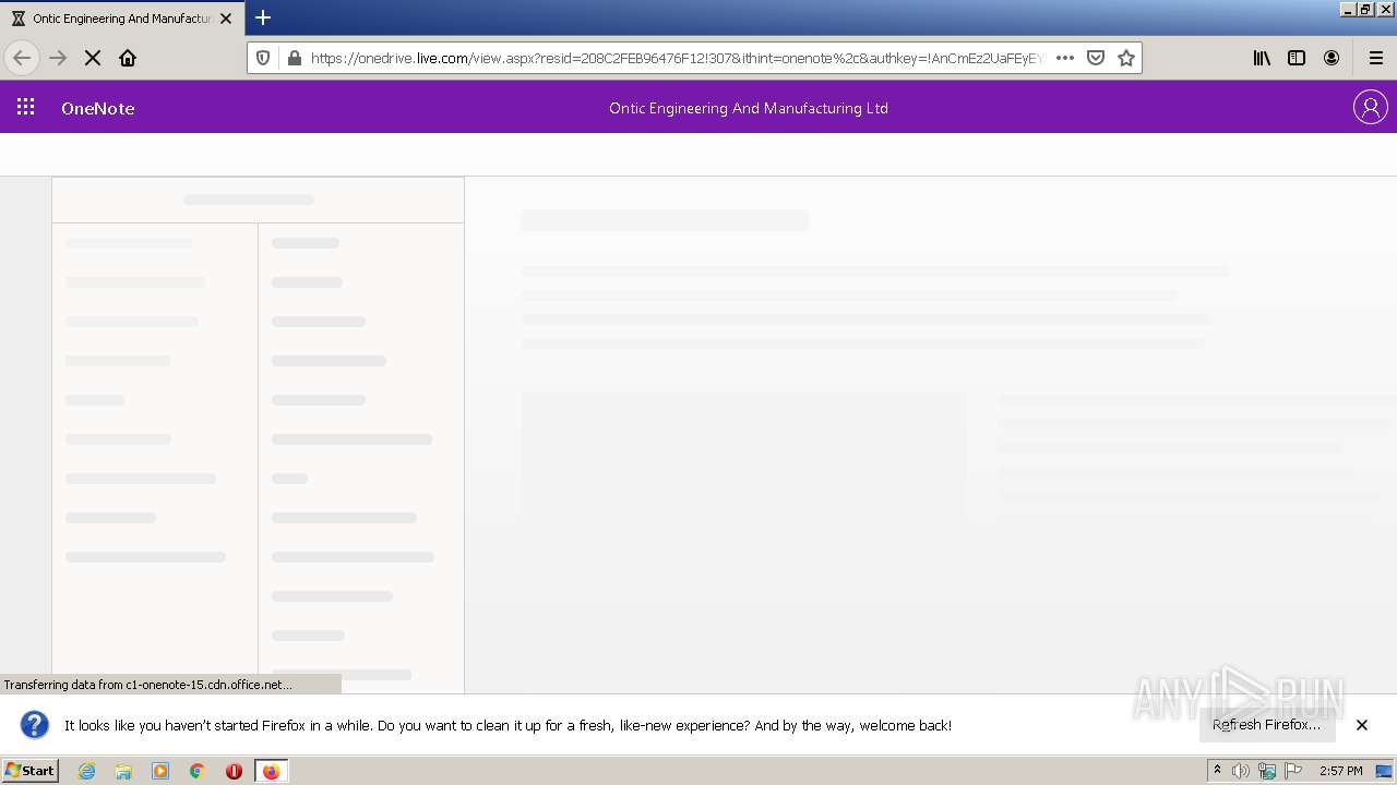 Malware analysis https://nam12.safelinks.protection.outlook.com/?url=https%3A%2F%2F1drv.ms%2Fo ...