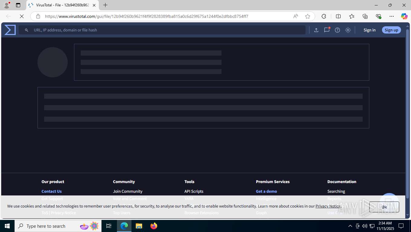 Malware analysis https://www.virustotal.com/gui/file ...