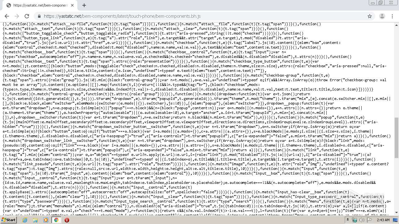 Malware analysis http://yastatic.net No threats detected | ANY.RUN ...