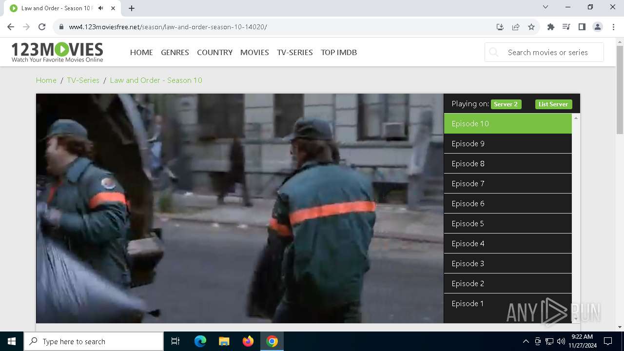 Malware analysis ww4.123moviesfree.net Malicious activity | ANY.RUN - Malware Sandbox Online