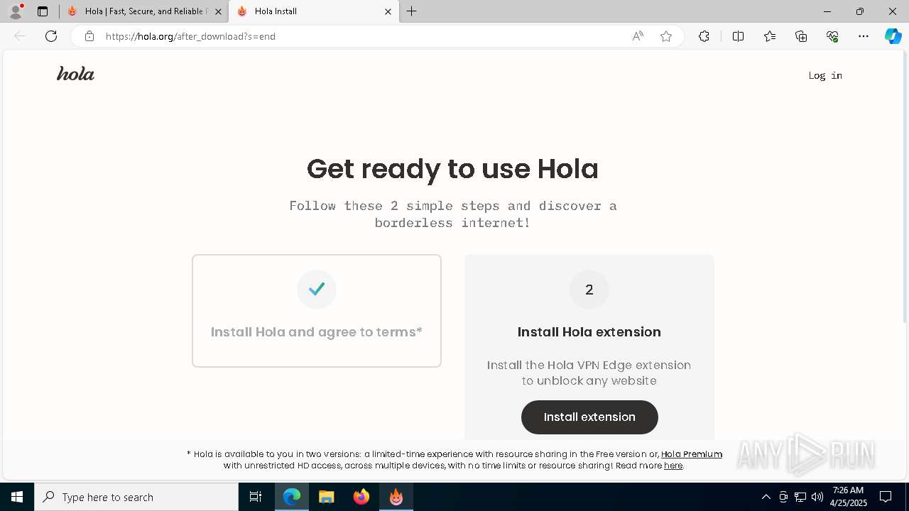 Malware analysis hola.org Malicious activity | ANY.RUN - Malware ...