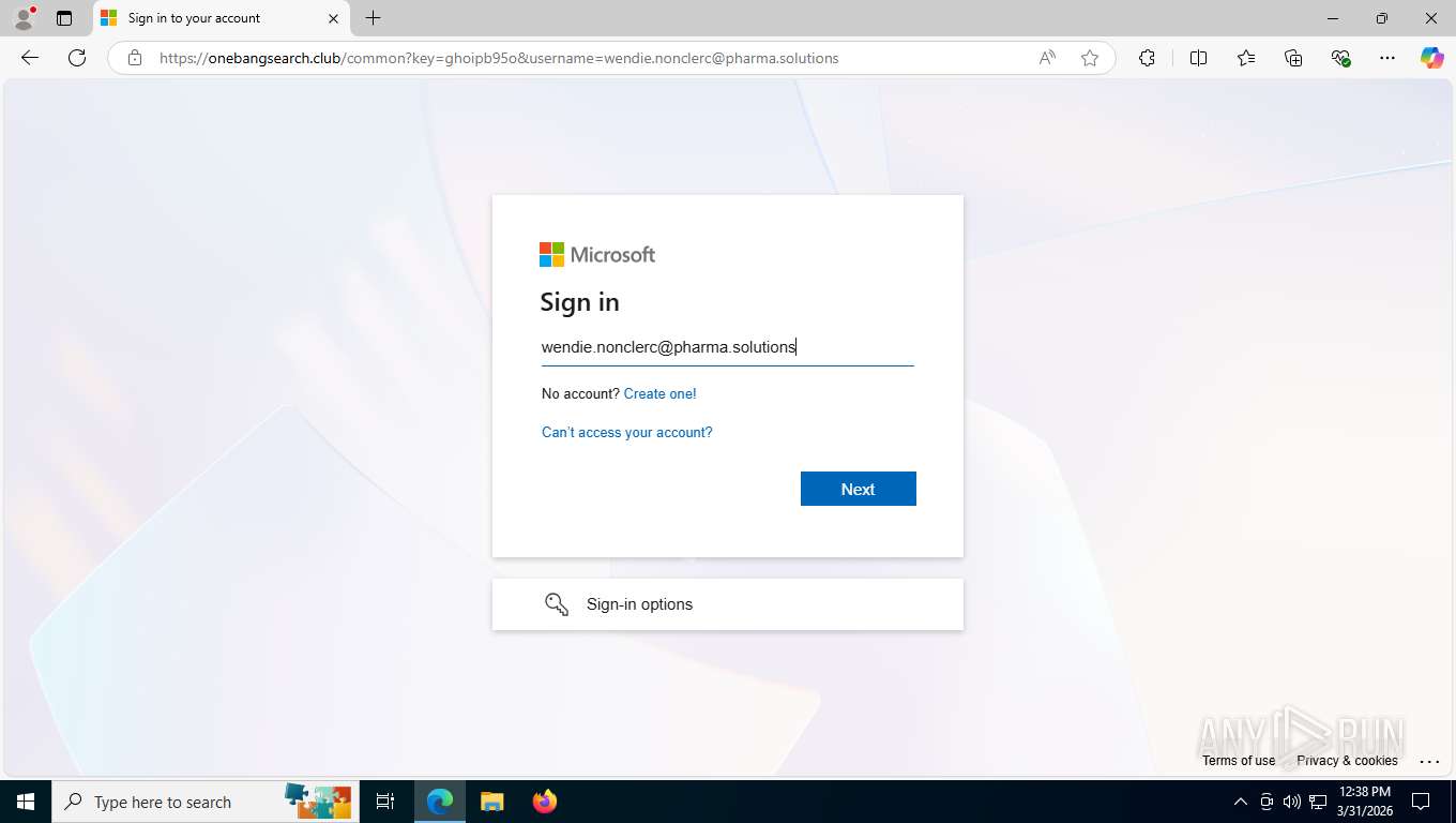 Malware analysis https://login.microsoftonline.com/common/oauth2 ...