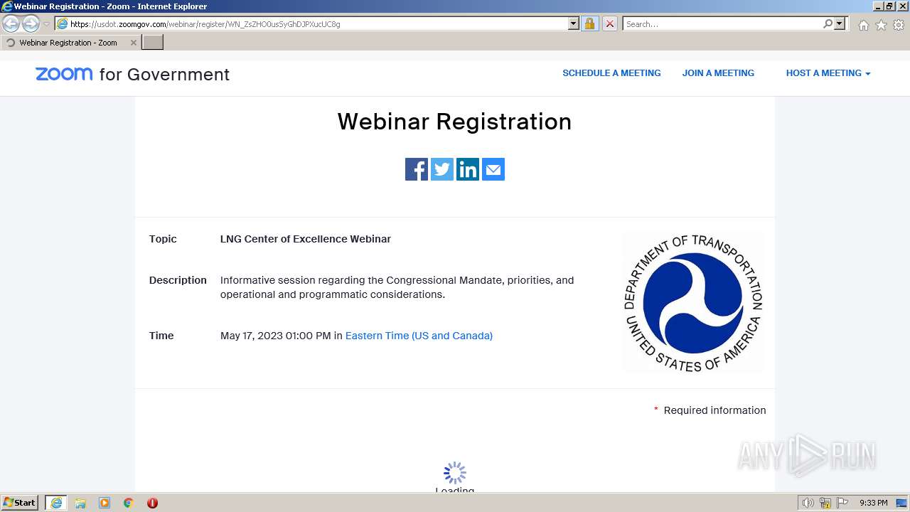 Malware Analysis Https:  Urldefense.com V3   Https:  Usdot.zoomgov.com 
