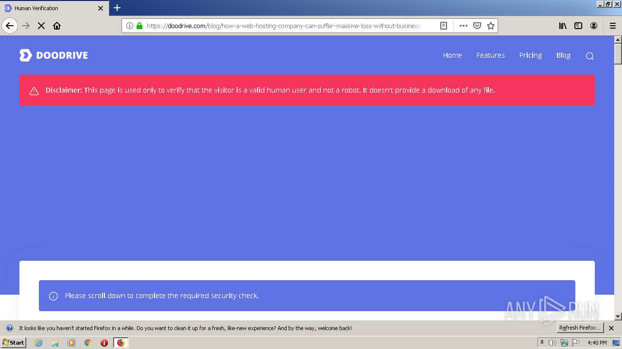 Malware analysis https://mirrorace.org/m/33jcD Malicious activity | ANY ...