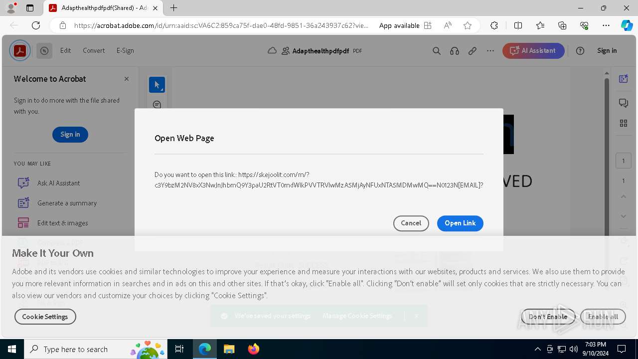 Malware analysis https://acrobat.adobe.com/id/urn:aaid:sc:VA6C2 ...
