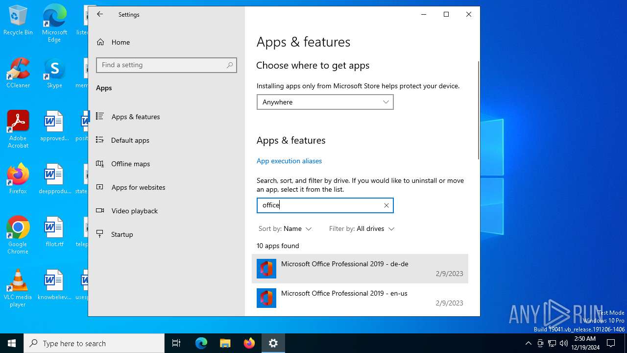 Malware analysis Office_2024_ES_64Bits.exe Malicious activity | ANY.RUN ...