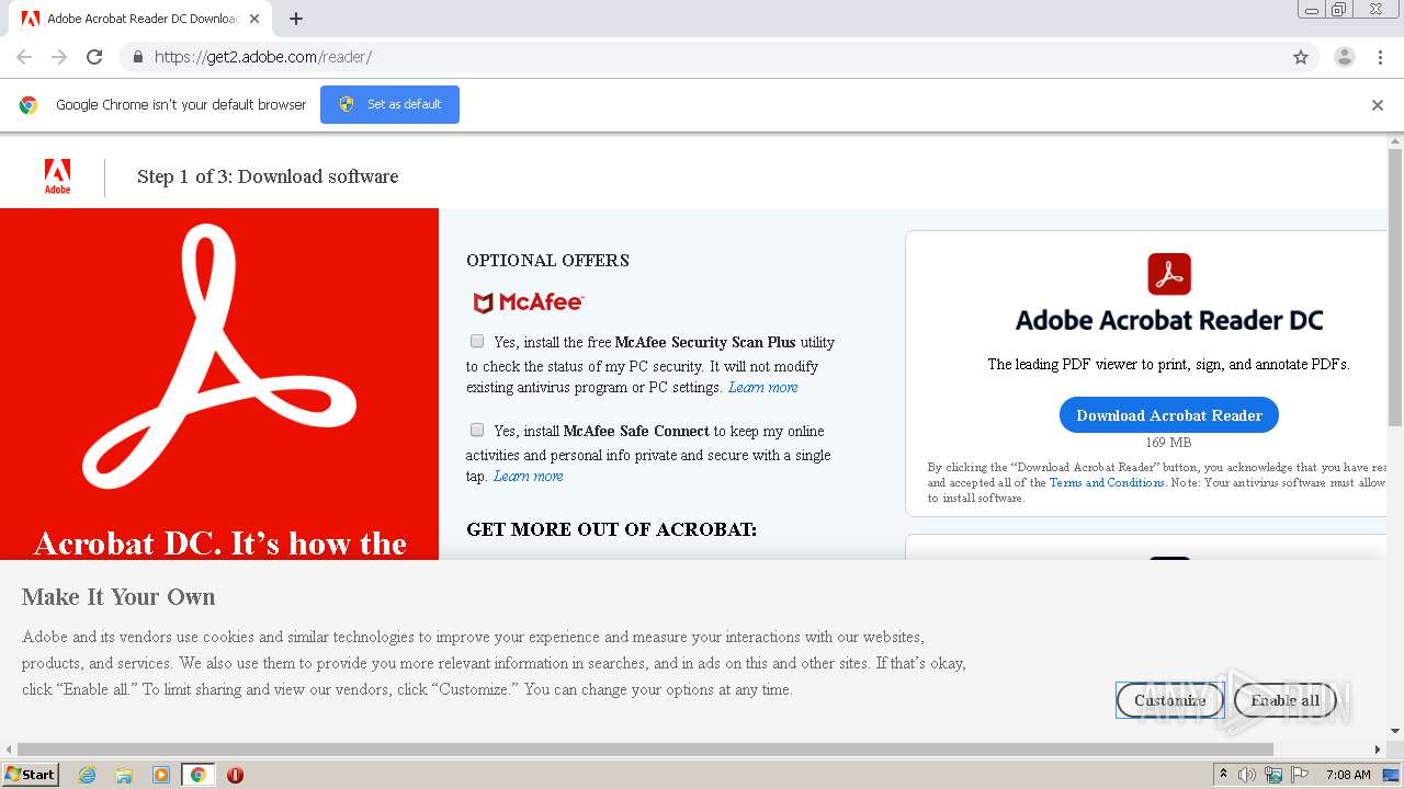 Malware analysis http://www.adobe.com/products/acrobat/readstep2.html ...
