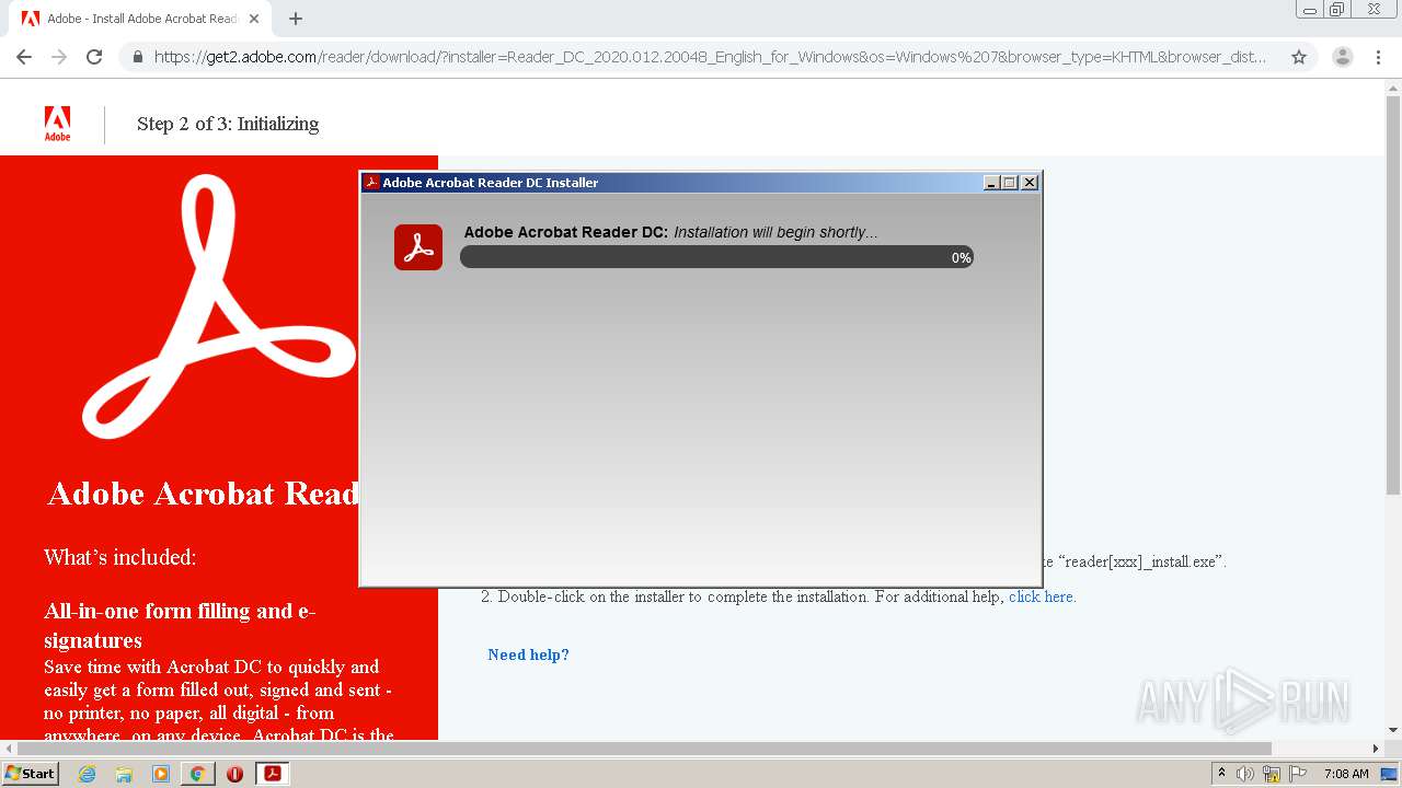 Malware analysis http://www.adobe.com/products/acrobat/readstep2.html ...