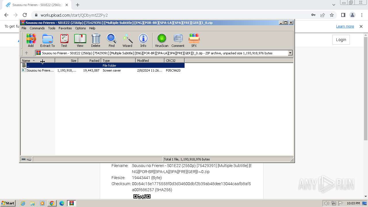 Malware analysis https://workupload.com/file/QDbymtZZPy2 Malicious ...