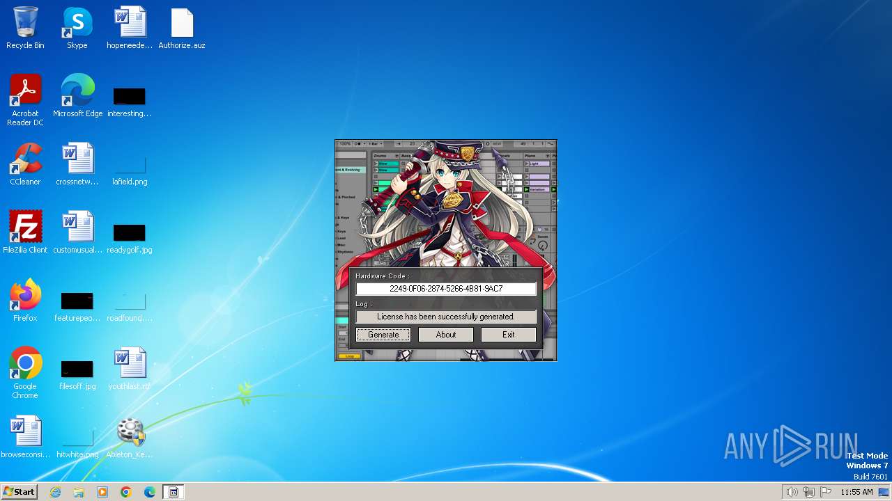 Malware analysis Ableton_KeyGen.exe Malicious activity | ANY.RUN ...