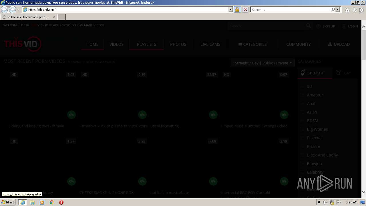 Malware analysis https://thisvid.com/ Malicious activity | ANY.RUN ...