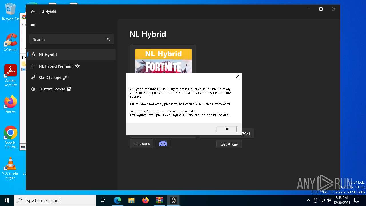 Malware analysis https://nlhybrid.xyz/app3/download/NLHybrid-12292024.rar Malicious activity ...