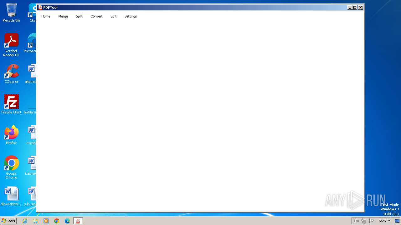 Malware Analysis Pdftoolsexe Malicious Activity Anyrun Malware Sandbox Online