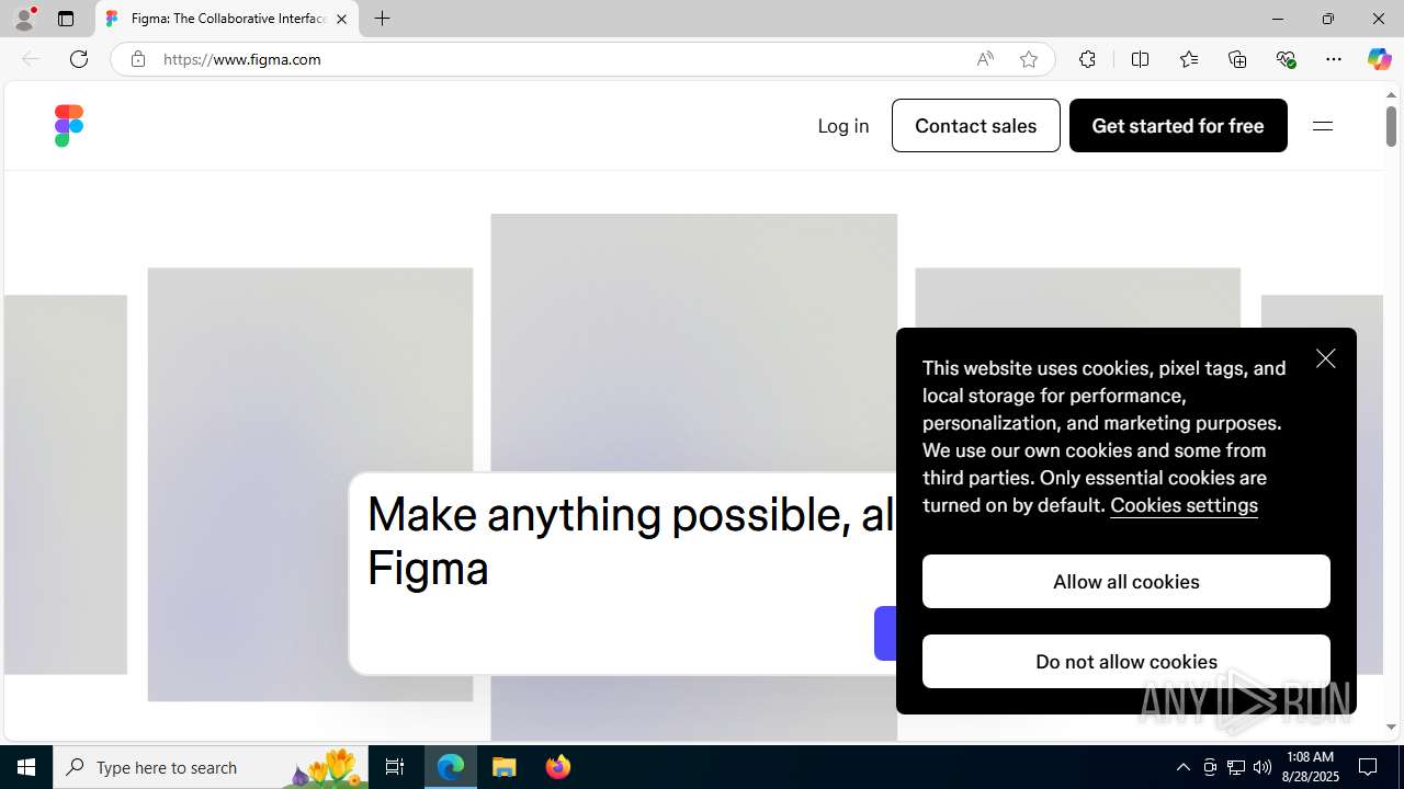 Malware analysis https://www.figma.com/ No threats detected | ANY.RUN - Malware Sandbox Online