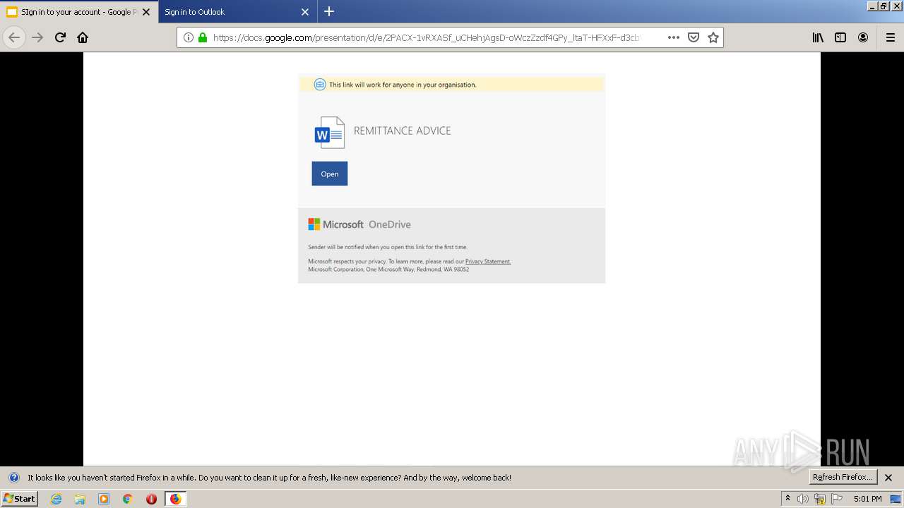 Malware analysis https://docs.google.com/presentation/d/e/2PACX-1vRXASf ...